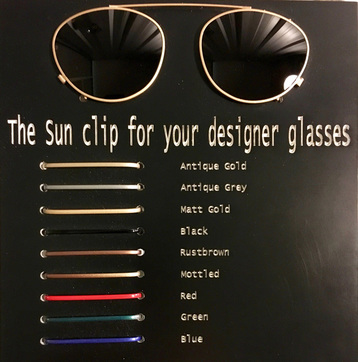 Custom Clip On Sunglasses – The Optical Workshop